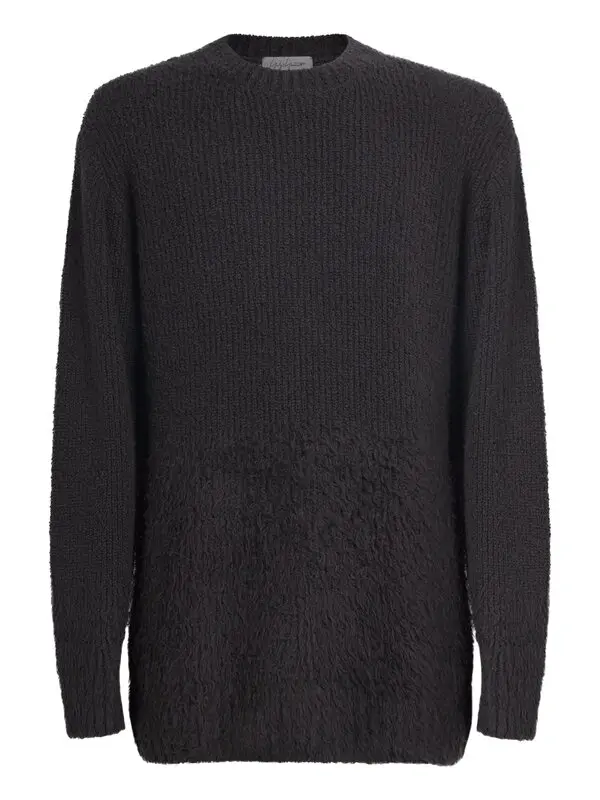 Yohji Yamamoto Wool Distressed Sweater - Grey