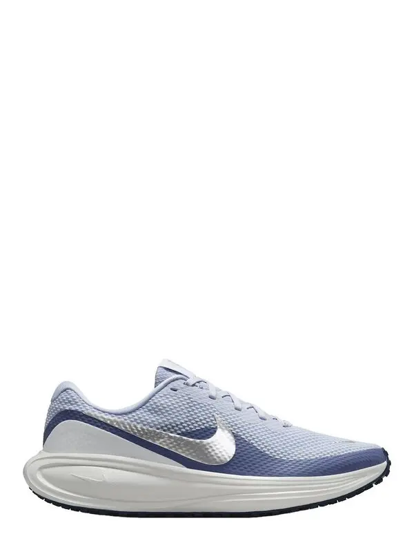 Nike Revolution 8 Metallic Silver Sneakers - Ghost/world Indigo/summit White