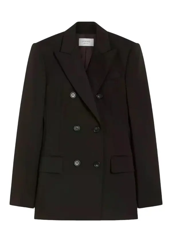 Sportmax Double-breasted Sartorial Blazer - Brown
