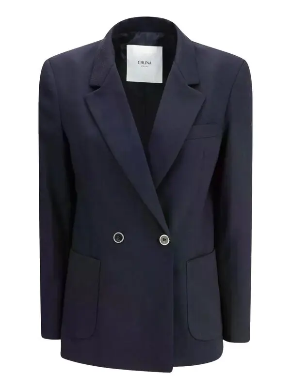 CRUNA Double-breasted Blazer - Blue