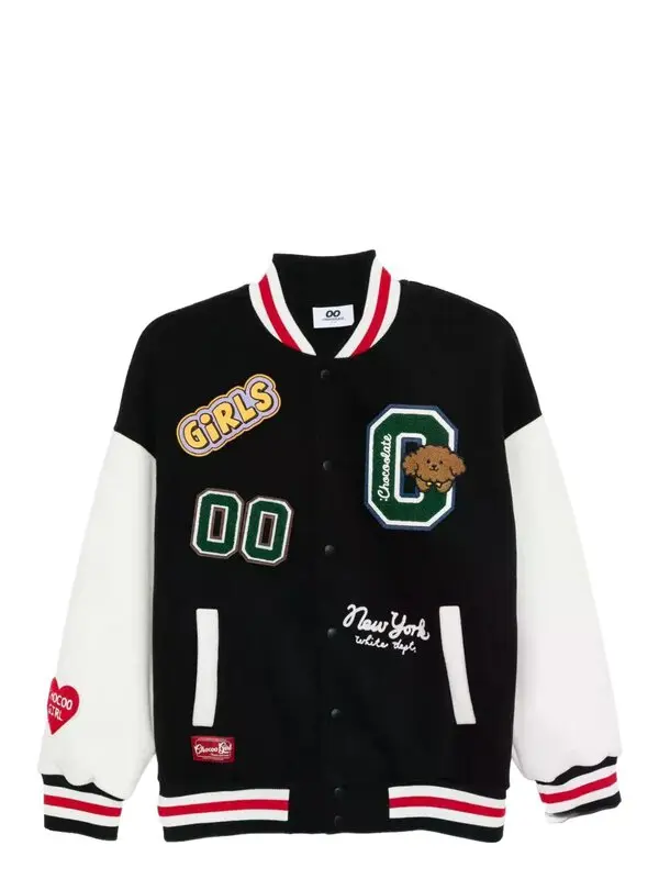 CHOCOOLATE Logo-embroidered Jacket - Black