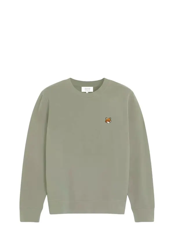 Maison Kitsuné Fox-motif Sweatshirt - Green