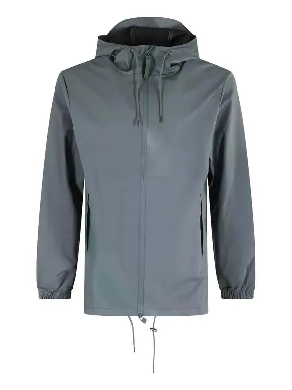 Rains Storm Breakers Hooded Raincoat - Grey
