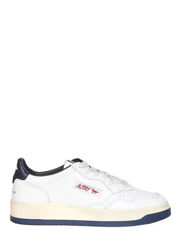 AUTRY X Maison Kitsuné Lace-up Sneakers - White