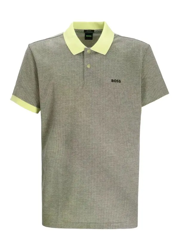 BOSS Logo-embroidered Polo Shirt - Green