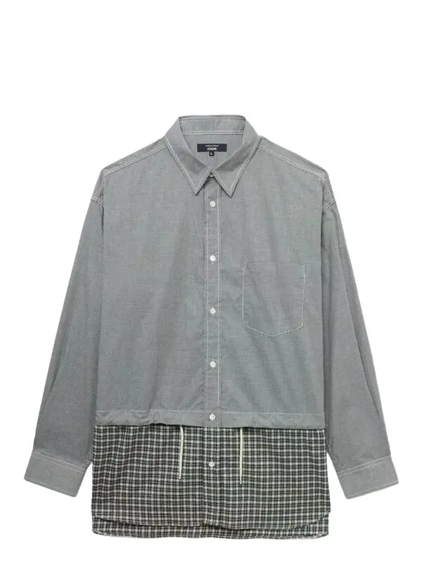 Comme Des Garçons Check Pocket Shirt - Black