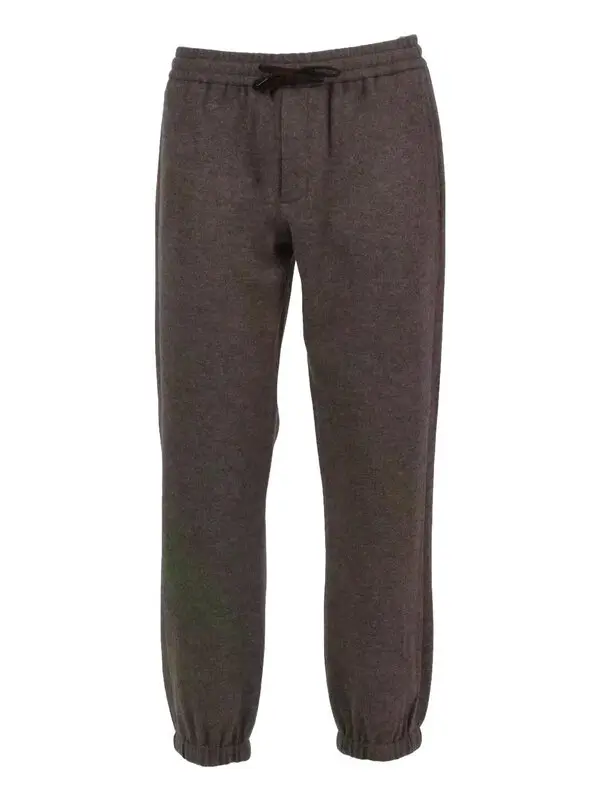 CIRCOLO 1901 Mélange-effect Track Pants - Brown