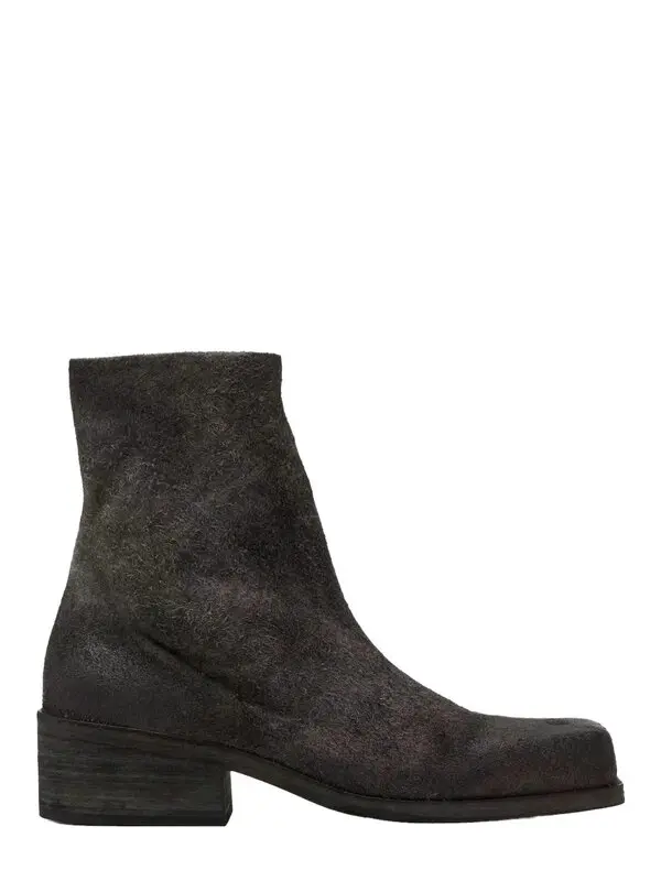 Marsèll Casello Square-toe Ankle Boots - Black