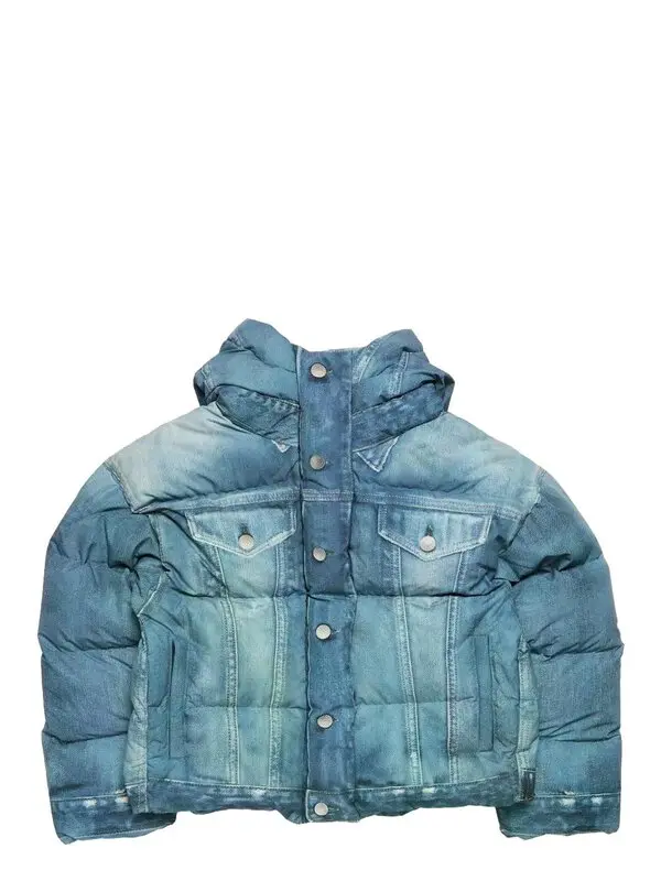 Acne Studios Denim Puffer Jacket - Blue
