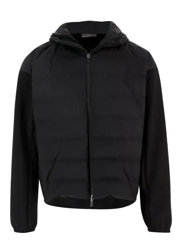 Herno Hooded Padded Jacket - Black