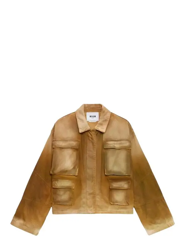 MSGM Patch-pocket Jacket - Brown