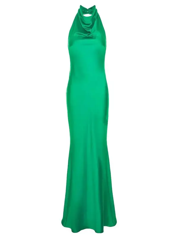 ROSERRY Capri Halterneck Maxi Dress - Green