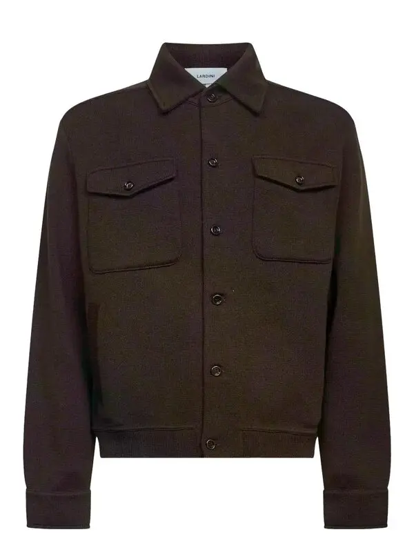 LARDINI Chest-pocket Jacket - Brown