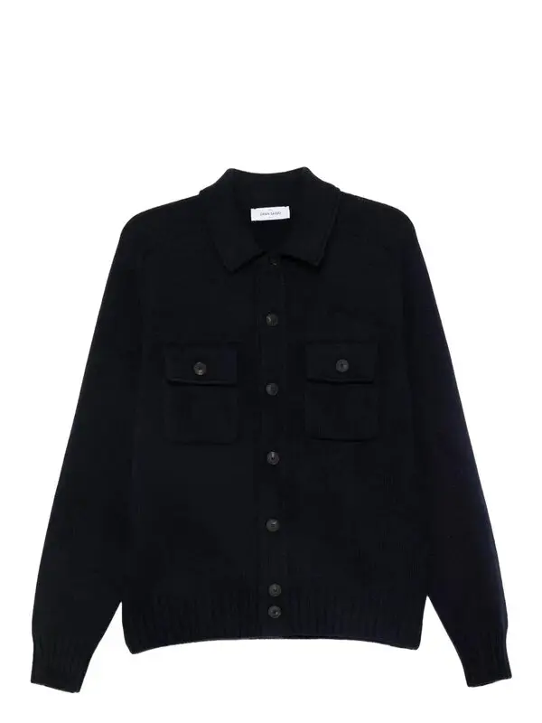 GRAN SASSO Virgin Wool Shirt Jacket - Blue