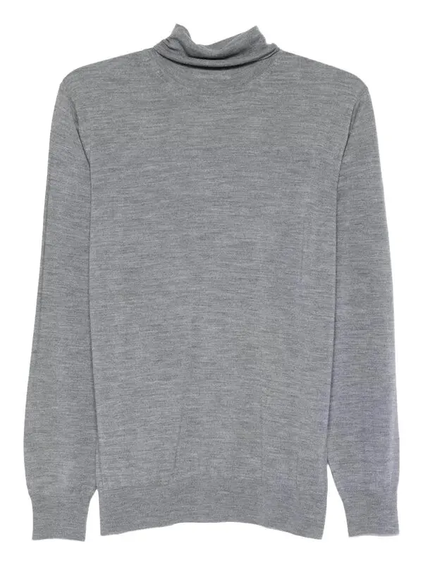 KANGRA Roll-neck Sweater - Grey