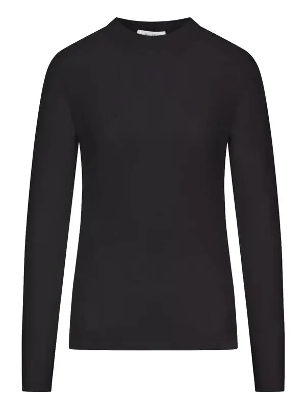 Max Mara Cashmere Long-sleeve T-shirt - Black