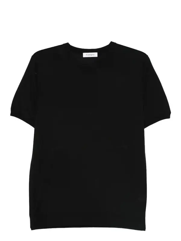 KANGRA Wool T-shirt - Black