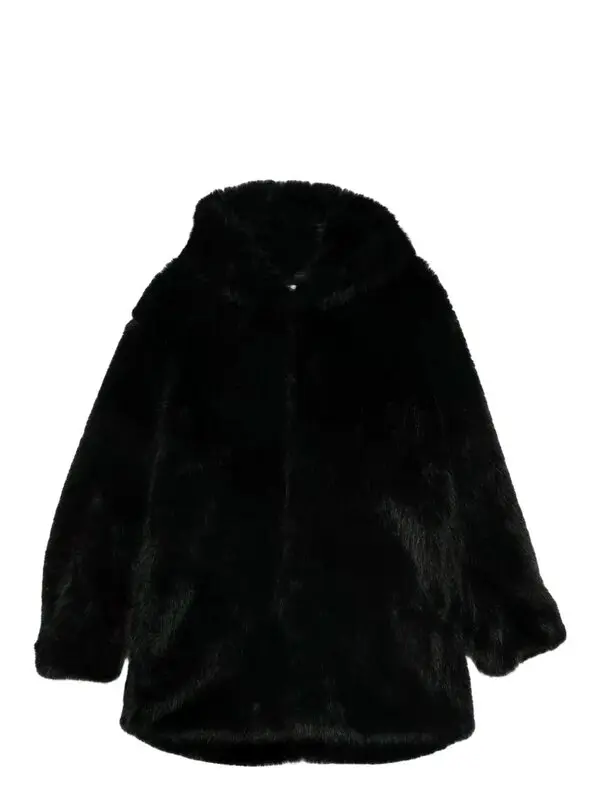TONYWACK Hooded Coat - Black