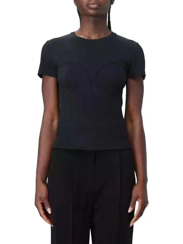 Blumarine Bustino T-shirt - Black