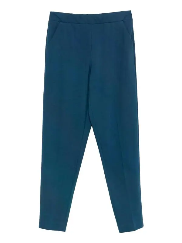 LE TRICOT PERUGIA Side-pocket Trousers - Blue