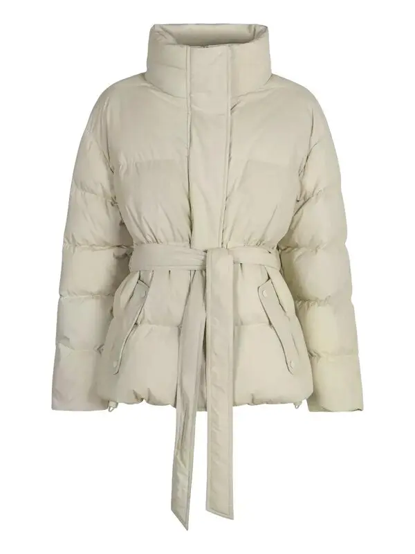 Herno Belted Puffer Jacket - Neutrals