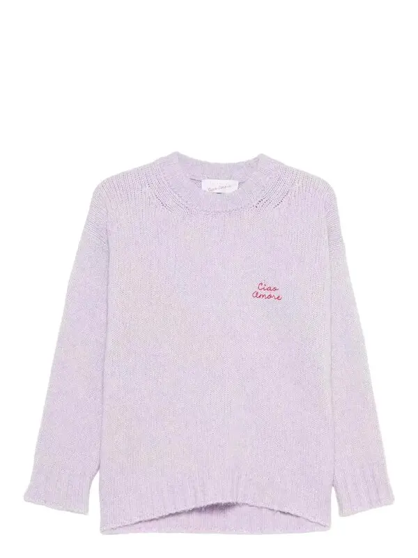 Giada Benincasa Crew-neck Sweater - Purple
