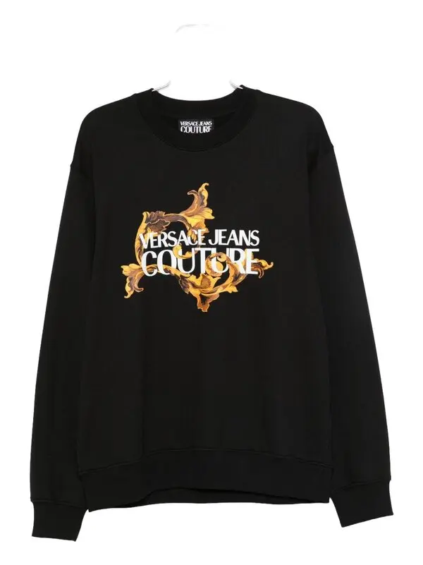 Versace Maxi Logo Sweatshirt - Black