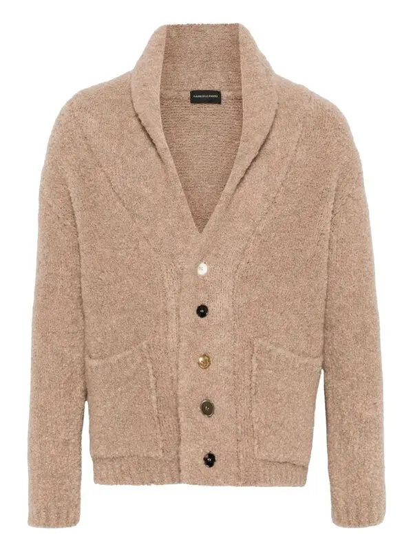 GABRIELE PASINI Wool Round Neck Sweater - Beige