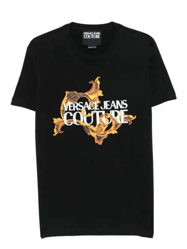 Versace Maxi Logo T-shirt - Black