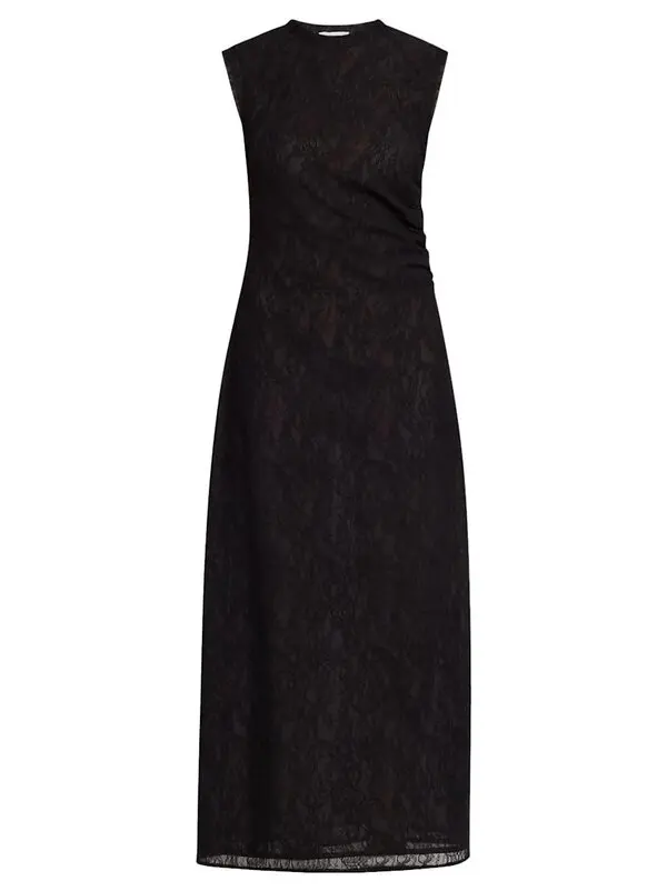 Stella McCartney Stretch Lace Sleeveless Maxi Dress - Black