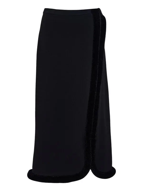 DIOTIMA Castries Knit Midi Skirt - Black