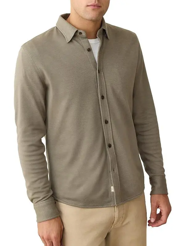Marine Layer Pacifica Stretch Shirt - Vetiver