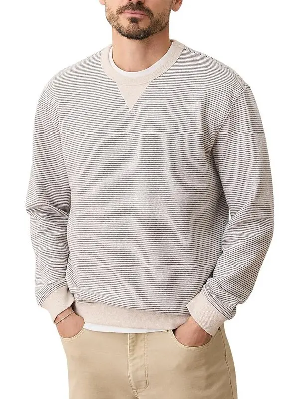 Marine Layer Relaxed Cloud 9 Fleece Crewneck Sweatshirt - Driftwood
