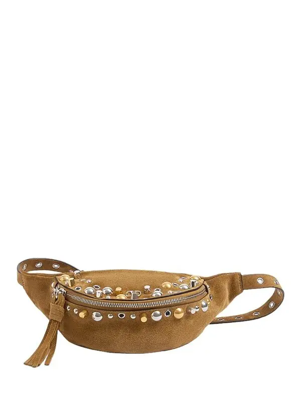 Valentino Garavani Nellcote Suede Belt Bag - Havana Beige