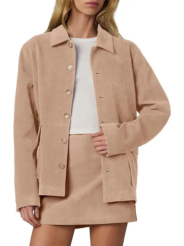 Joe's Jeans Faux Suede Chore Coat - Camel