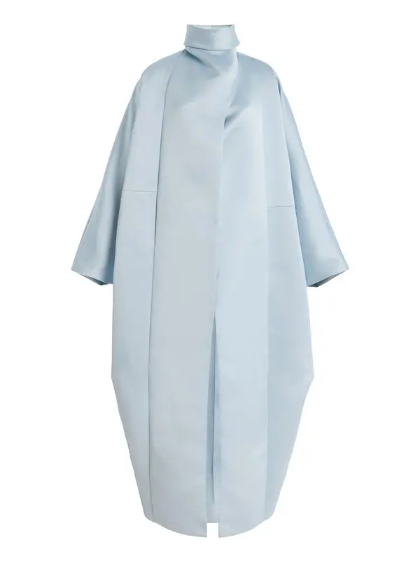 Prabal Gurung Cocoon Coat - Light Blue