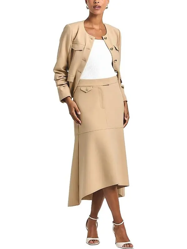 Derek Lam 10 Crosby Nicolette Midi Skirt - Camel