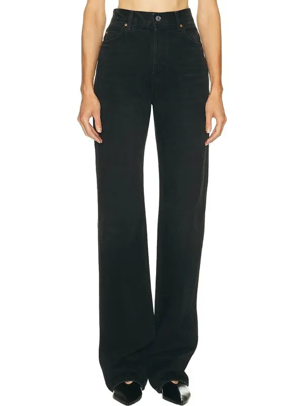 GRLFRND Graham High-rise Straight Leg Jeans - San Fernando Rd