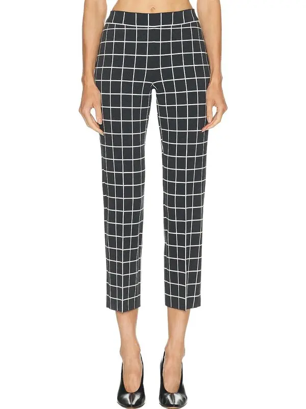 HIGH SPORT Two Tone Windowpane Louis Pant - Charcoal Combo