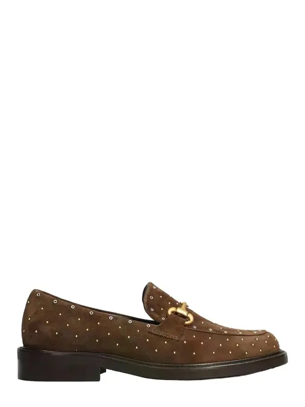 MARA BINI Suede Loafers - Brown