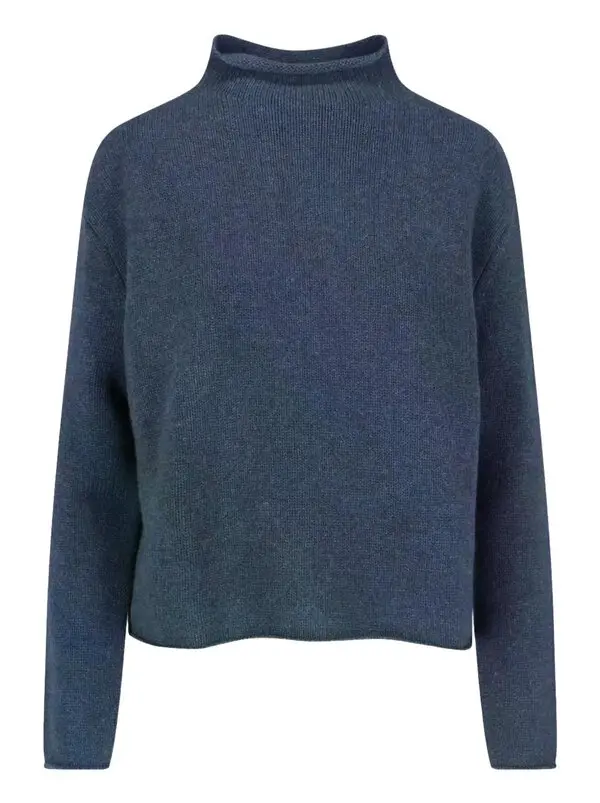 LISA YANG Cashmere High-neck Sweater - Blue