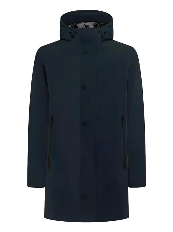 RRD Button Hooded Jacket - Blue