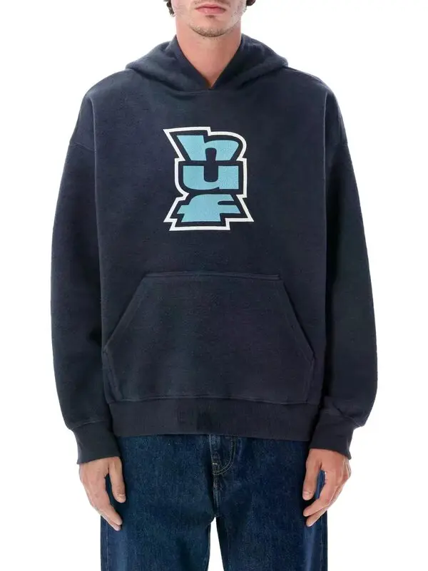 HUF Megablast Logo Hoodie - Blue