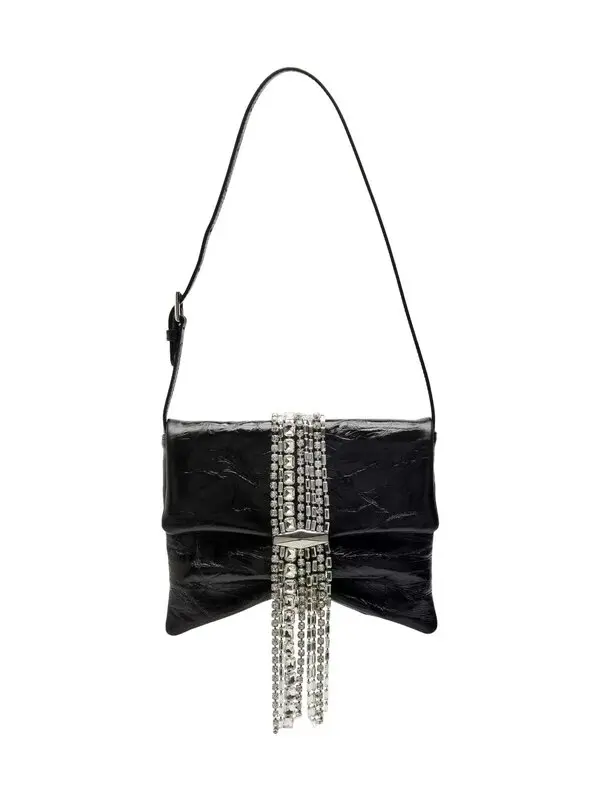 JIMMY CHOO Zandra Shoulder Bag - Black