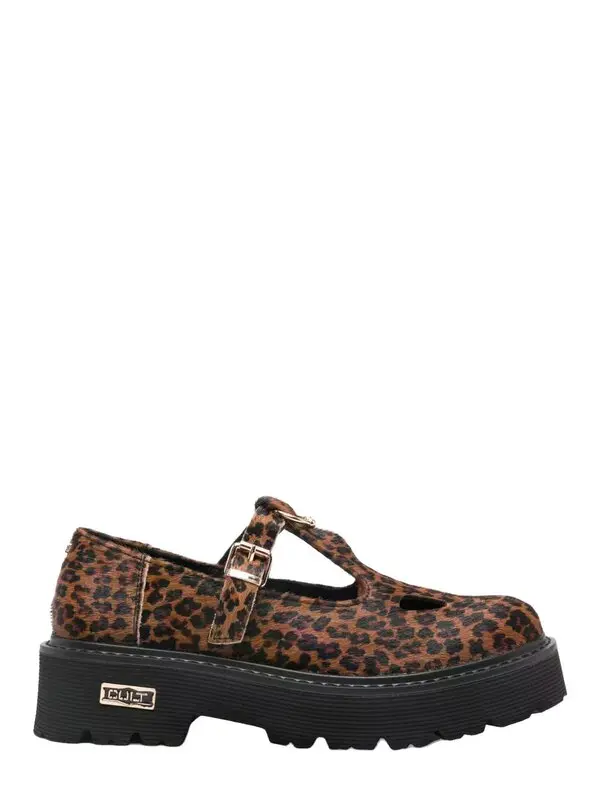 CULT Leopard-print Platform Pumps - Brown