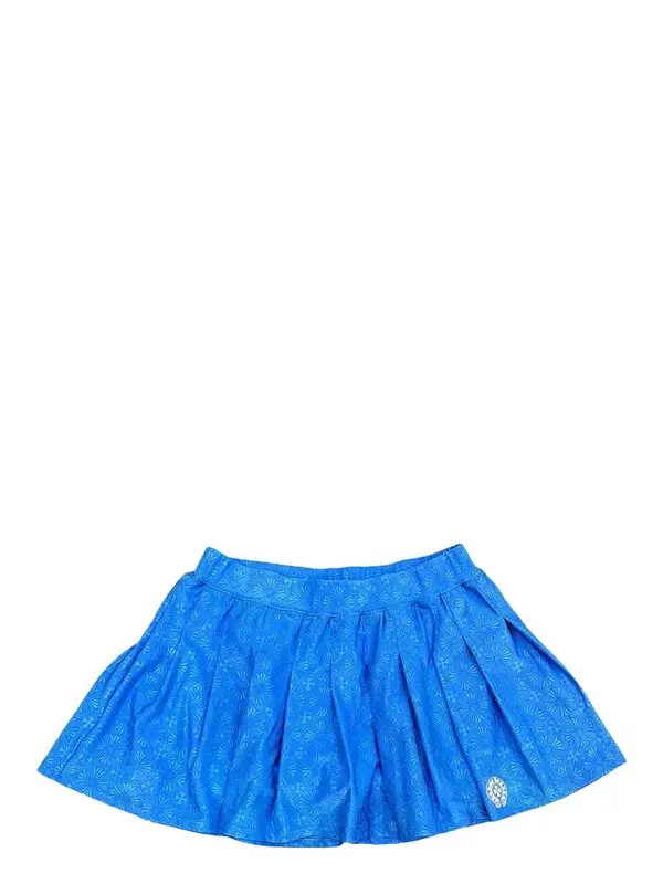 Chrome Hearts Floral-motif Mini Skirt - Blue