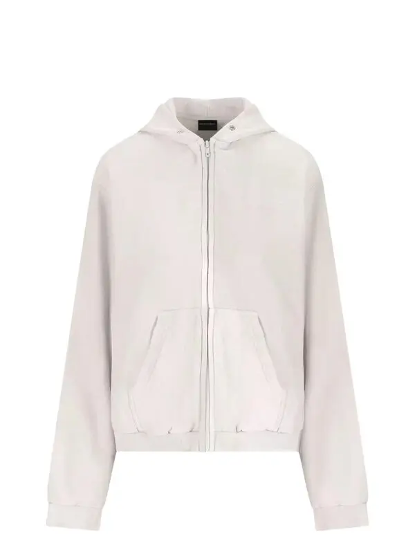 Balenciaga Zip-up Hoodie - Neutrals