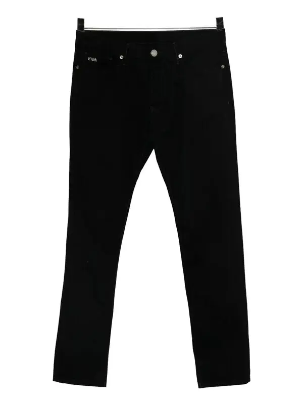 Emporio Armani Logo Trousers - Black