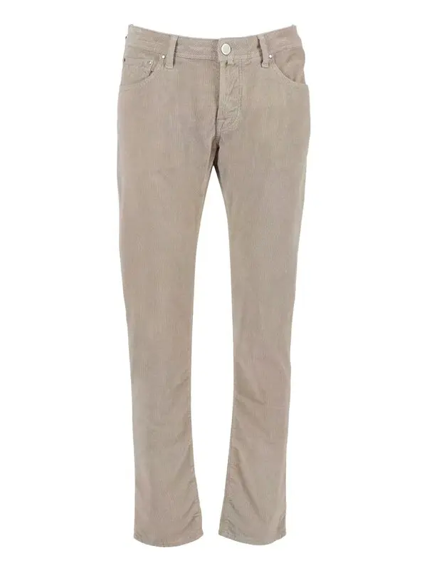 Jacob Cohen Five-pocket Corduroy Trousers - Brown