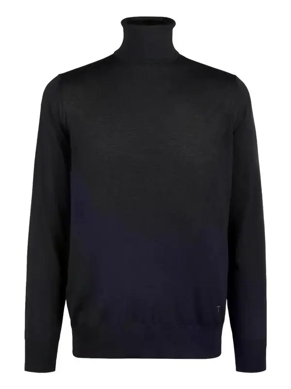 TOD'S Long-sleeve Turtleneck Sweater - Black